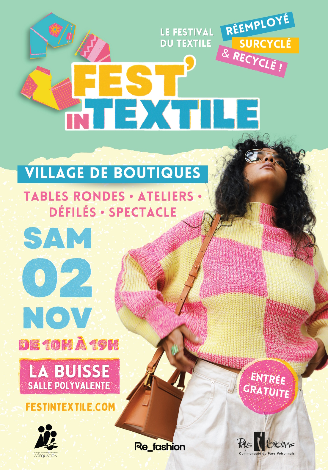 2 novembre Festival Fest IN TEXTILE Communaute du Pays Voironnais